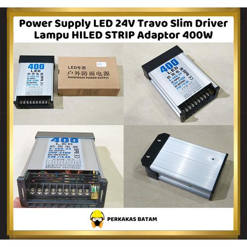 Jual Power Supply LED 24V 400W Travo Slim Driver Lampu HILED STRIP ...