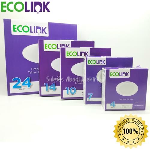 Jual Lampu Downlight Led Panel Inbow Ecolink - 4 Watt, Putih 6500K ...