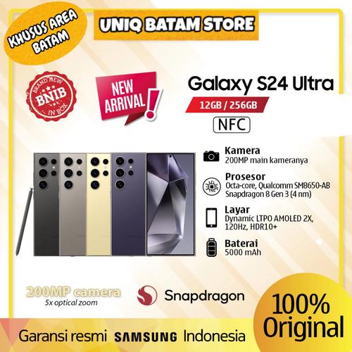 Jual SAMSUNG GALAXY S24 ULTRA 5G 12 / 256 GB GARANSI RESMI [ BATAM ...