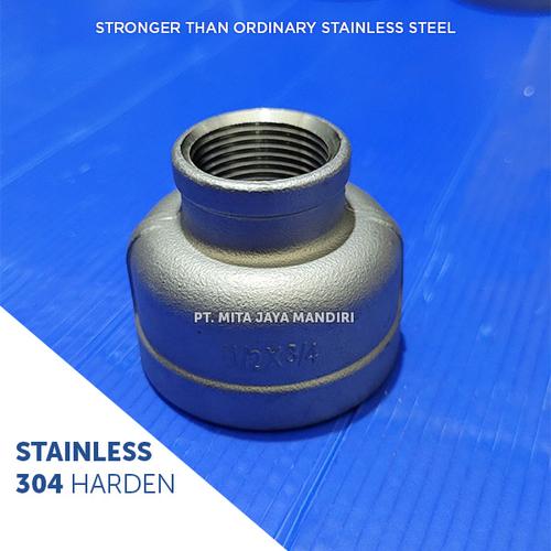 Jual V Sock Reducer 1 1/2" x 3/4" SS304 Stainless 304 Sok 1 1/2 x 3/4 ...