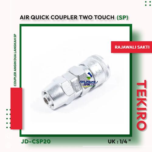 Jual TEKIRO AIR QUICK COUPLER TWO TOUCH (SP) COUPLER ANGIN DUA LANGKAH ...