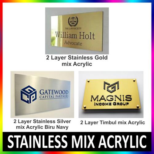 Jual Custom Logo Signage Acrylic - Papan Nama Toko - Logo Perusahaan ...