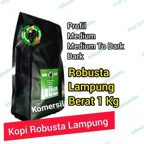 Jual Kopi Robusta Lampung 1Kg Medium To Dark Roast Termurah enak Bubuk ...