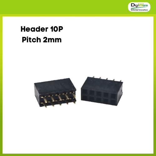 Jual Pin Header Female 2x5 Pin Double Row 2mm - Kota Surabaya ...