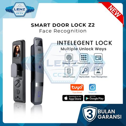 Jual Smart Doorlock Face Recognition / Smart Door Lock Digital Face ...