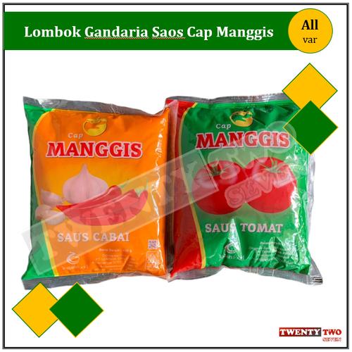 Jual Lombok Gandaria Saus Saos Tomat Sambal Cabai Cap Manggis 450 gr ...