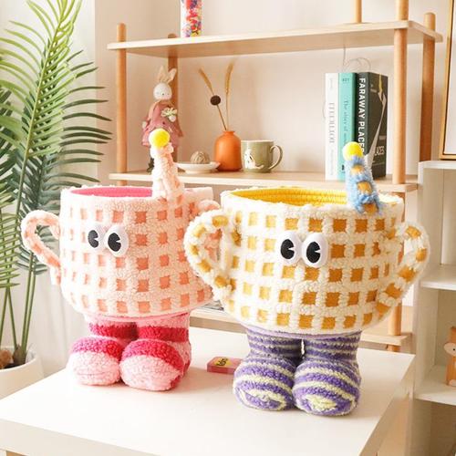 Jual Tempat penyimpanan serbaguna Keranjang woll monster lucu ...