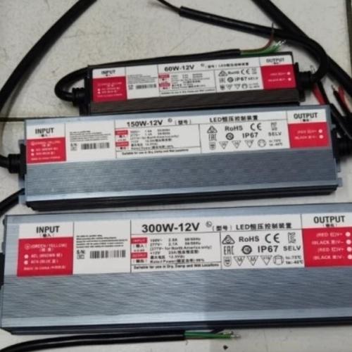 Jual adaptor led trafo waterproof 12v 300w travo ip67 25A power supply ...