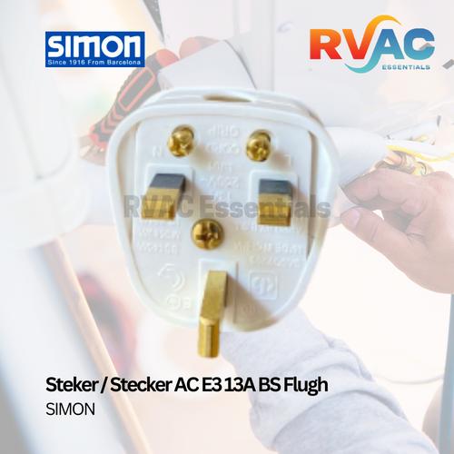 Jual Kaki Tiga (3) / Steker AC Simon E3 13A BS Flugh - Jakarta Utara - RVAC Essential | Tokopedia