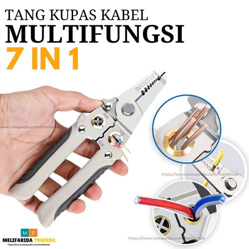 Jual Multipurpose Wire Cutters Tang Pemotong Kabel Wire Stripper ...