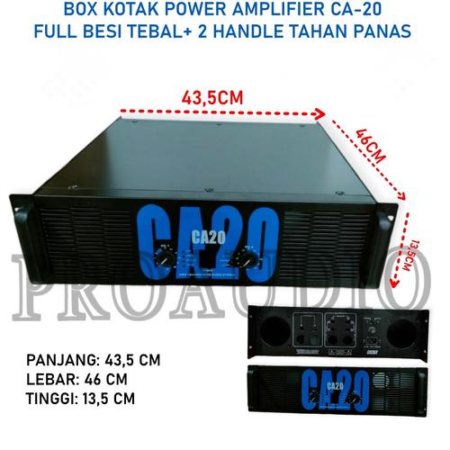 Jual BOX POWER / KOTAK POWER CA 20 CA20 BESI 2 CHANEL FULL BESI TAHAN PANAS - Kota Medan ...