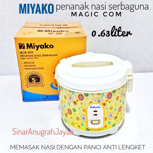 Jual MIYAKO Magic Com Mini 0,6 Liter MCM609 Rice Cooker Mini Miyako 0 ...