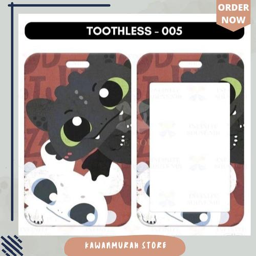 Jual Name Tag Nightmare Dragon Tanpa Tali / Lanyard Toothless Dragon ...