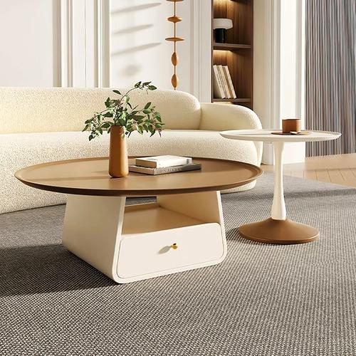 Jual meja sofa minimalis bulat meja kopi ruang tamu modern - Kab ...