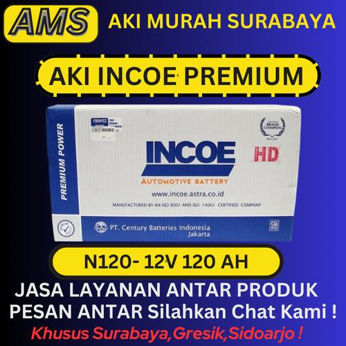 Jual Aki INCOE Premium N120 12V 120AH Untuk mobil Hino bus,Generator ...