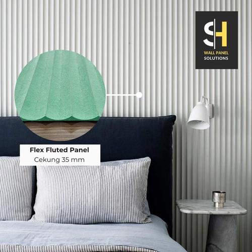 Jual INSTAN FLEXIBLE FLUTED WALL PANEL HIASAN DINDING CEKUNG CEMBUNG ...
