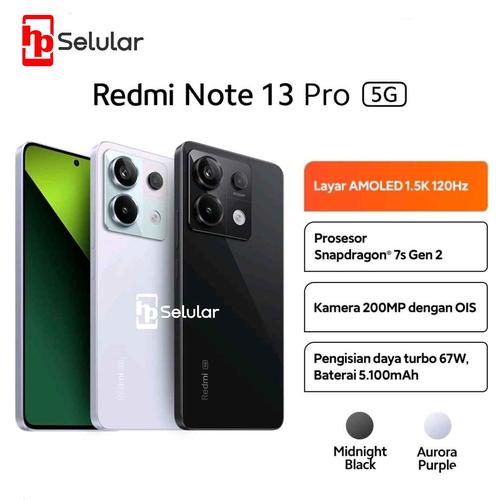 Jual Redmi Note 13 Pro 5G 12/512gb Baru dan Segel BNIB Garansi Resmi ...
