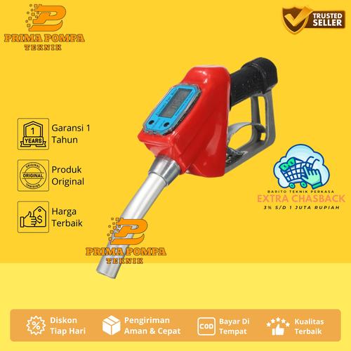 Jual Nozzle gun refill pertamina pertamini 1" dengan flow meter digital ...
