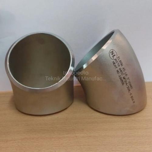 Jual Elbow Las 3" inch Sch 40 Stainless Steel ss304 Kne Las 45° Derajat ...