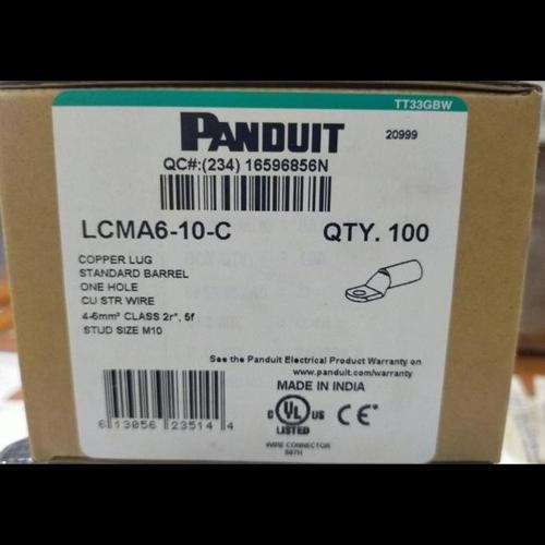 Jual Panduit Skun Kabel Copper Lug LCMA6-10 LCMA Standard Barrel One ...
