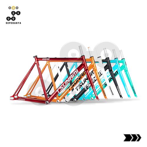 Jual Tsunami SNM100 SNM 100 Frameset Frame Set Sepeda Fixie Fixed Gear ...