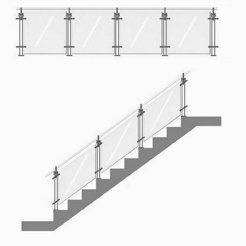 Jual Railing tangga/85 cm Tiang Railing Tangga Stainless Tangga warna ...