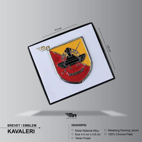 Jual EMBLEM BARET KAVALERI TERBARU BREVET BRIVET KAVALERI PIN - TANK ...