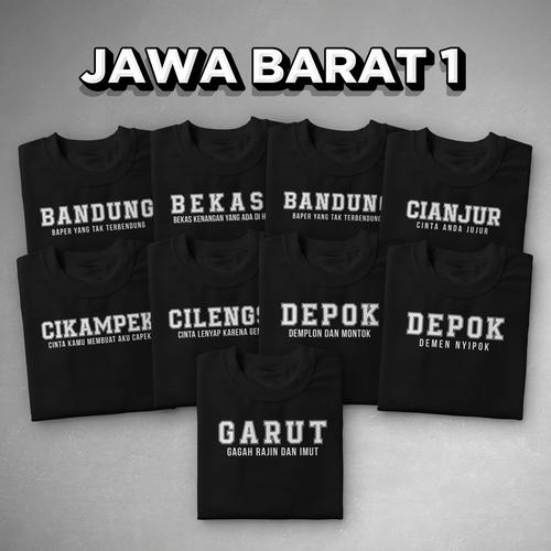 Jual Kaos Kata Singkatan Kota Jawa Barat - Kota Bekasi - COCOL STORE ...