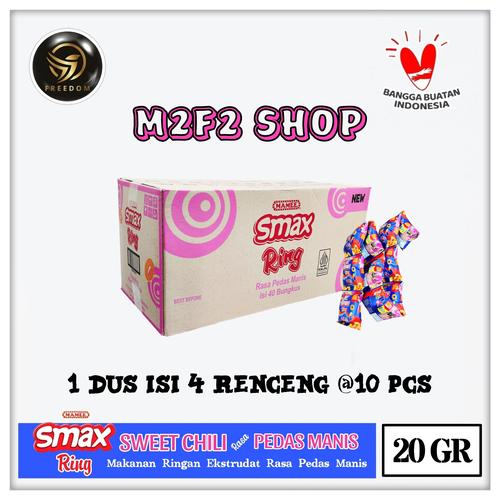 Jual Mamee Smax Ring Pedas Manis | Sweet Chili Sachet - 20 gr (Karton ...