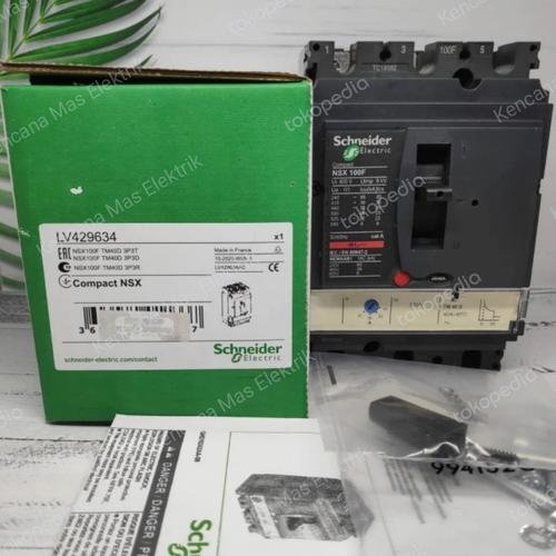 Jual MCCB NSX100F 28 - 40A 36kA 3P Schneider TM40D LV429634 - Jakarta Pusat - Kencana Mas ...
