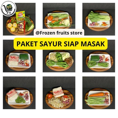Jual Paket sayur siap masak/sayur siap masak/paket sayur praktis ...