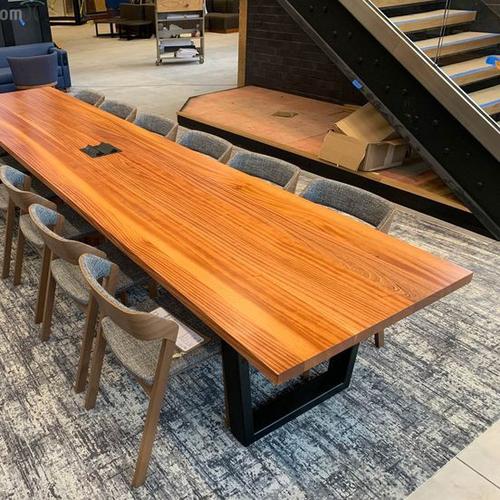 Jual meja makan, meja keluarga 240x90cm meja meeting, meja resto - Kota ...