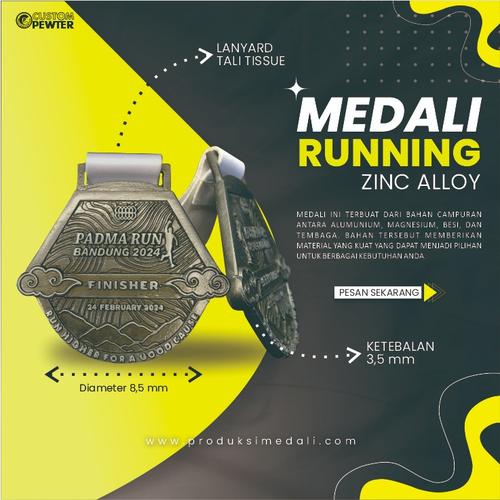 Jual Jual Medali Zinc Alloy | Medali Lomba | Medali Lari Custom - Kab ...