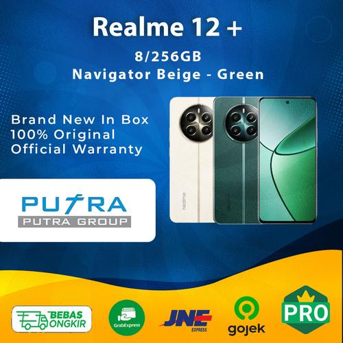 Jual (RESMI) Realme 12 Plus 5G 8/256GB Realme 12+ 256 GB Beige Green ...