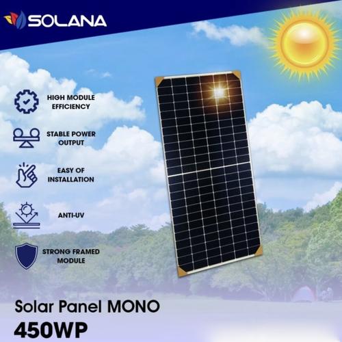 Jual SOLANA SOLAR PANEL MONO 450WP PV MODUL SOLAR CELL 450 WP MONO ...