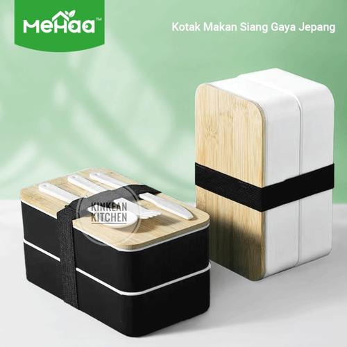 Jual Lunch Box Japanese Style - Meha - Putih - Kota Bandung - Kinkean ...