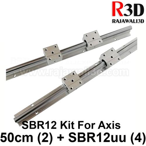 Jual Set Rail SBR12 2x50cm Rel Linear Shaft As 12mm Stainless - Kab ...