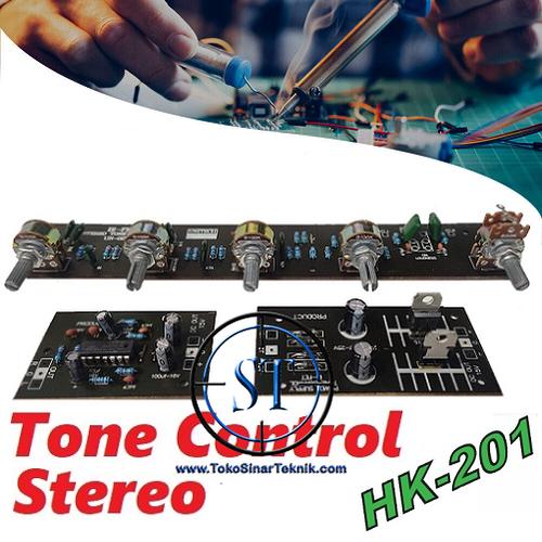 Jual Kit Tone Control HK-201 IC Stereo BI-FET Special Untuk Bok HK201 ...