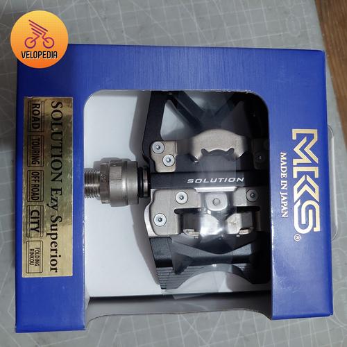 Jual Pedal Sepeda - MKS Solution Ezy Superior Pedal - Black - Kab ...