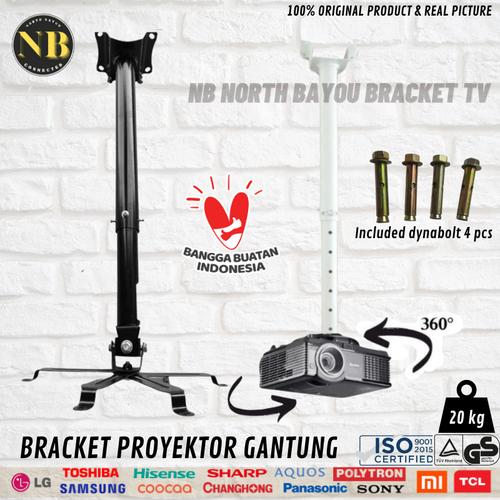 Jual BRACKET BRAKET INFOCUS PROYEKTOR GANTUNG CEILING PLAFON TIANG 1 ...