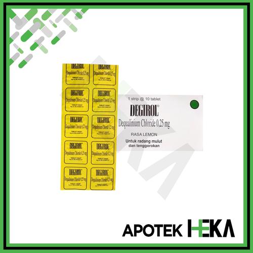 Jual Degirol Loz Obat Sakit Radang Mulut dan Tenggorokan Strip isi 10 ...