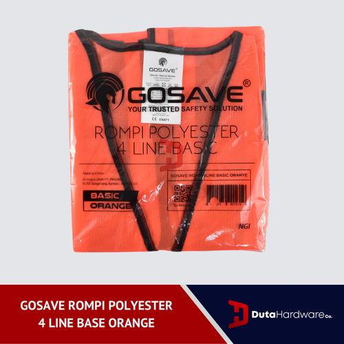 Jual Gosave Safety Vest Orange - Rompi Safety Proyek Polyester - Kota ...
