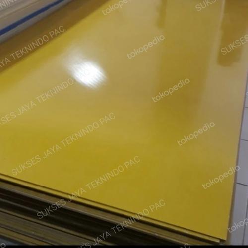 Jual RESIN KUNING LEMBARAN ( EPOXY SHEET FIBERGLASS G11 ) 6mm x 100cm x ...