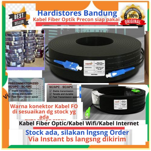 Jual Kabel Fiber Optik Precon 200 Meter Siap Pakai Bergaransi - Kota ...
