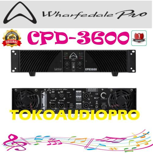 Jual Power Wharfedale CPD3600 Power Amplifier Original Class H CPD-3600 ...