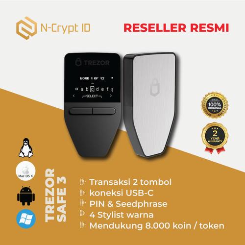 Promo Trezor Safe 3 / Hardware Wallet / Cryptocurrency / Bitcoin BTC ...
