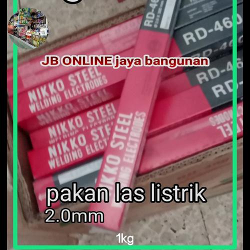 Jual pakan las kawat las listrik elektroda NIKO RD 460 2.0mm kemasan ...