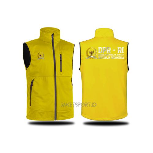 Jual VEST HUNTER OUTDOOR SABLON DTF LOGO DPR RI BISA CUSTOM DESAIN ...