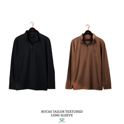 Jual Rucas Tailor Textured Long Sleeve Original Invoice - DARK GREY ...