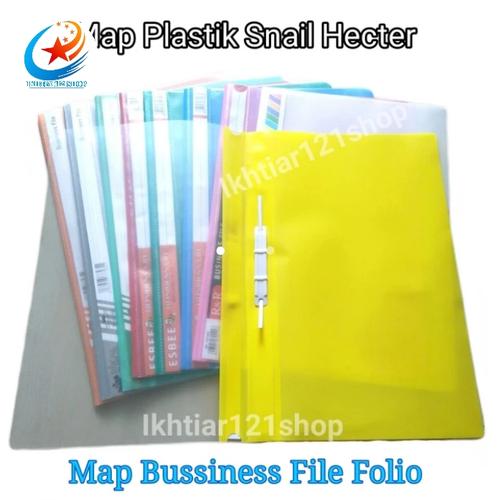 Jual Map Plastik Business File Folio/Map Snelhecter Folio Per pcs ...